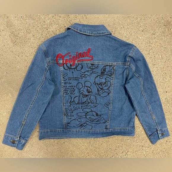 Disney | Jackets & Coats | Rare Original Disney Mickey Mouse Denim ...